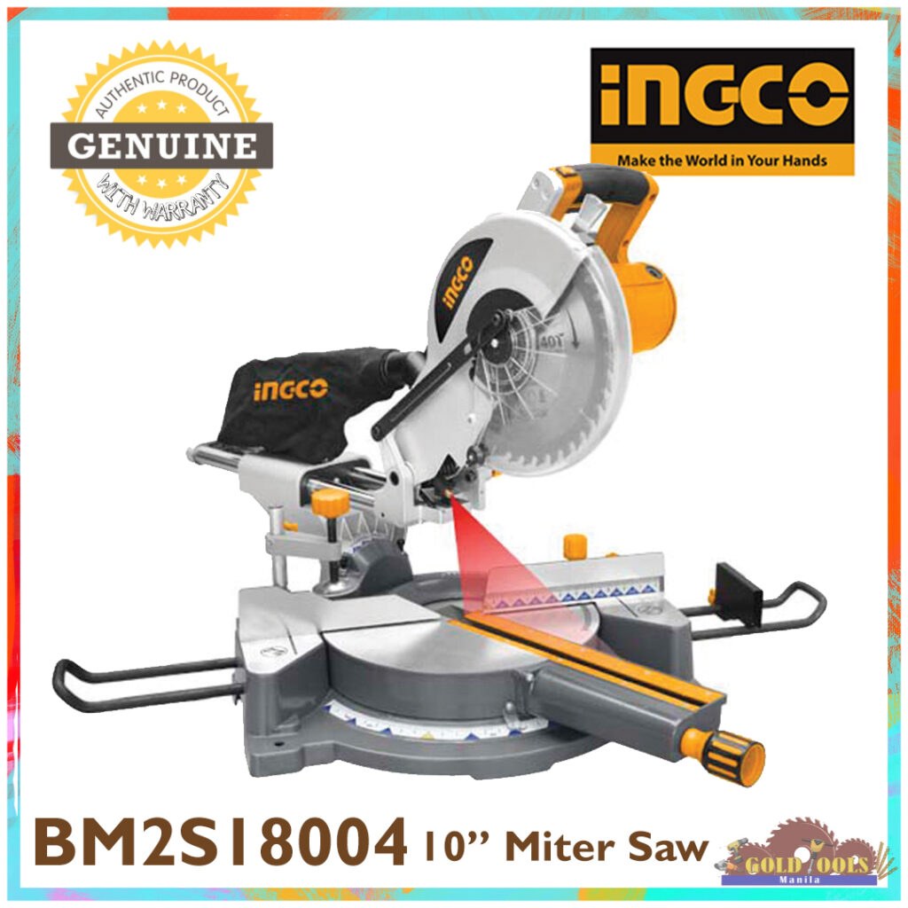 INGCO BM2S18004 – Slide Miter Mitre Saw 10″- 1800W