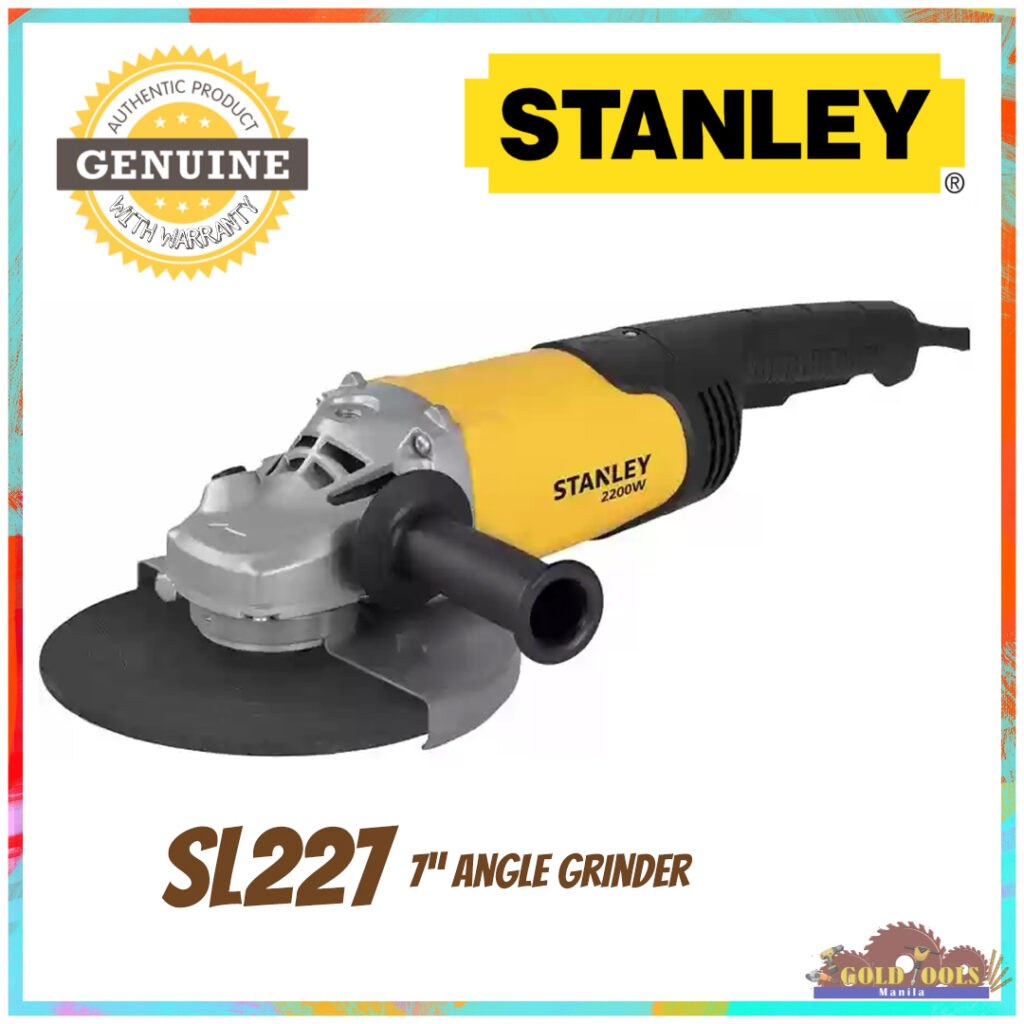 STANLEY SL227 – 7” Angle Grinder – Power : 2,200W – Warranty : 2 Years