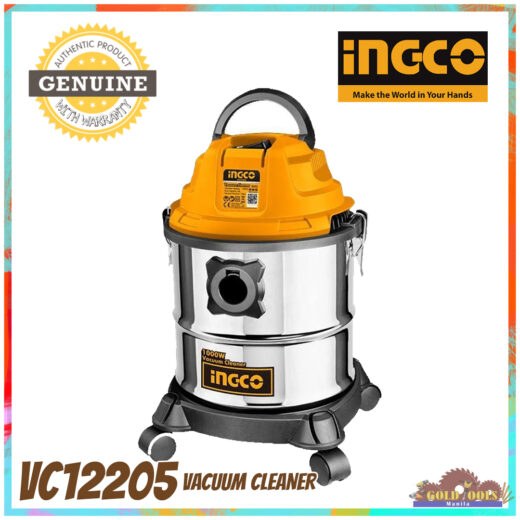 INGCO VC12205 – 15L Wet & Dry Vacuum Cleaner