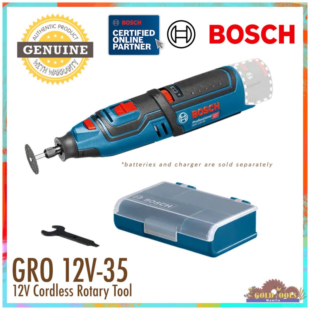 BOSCH GRO 12V-35 Professional Cordless Rotary Tool – BARE